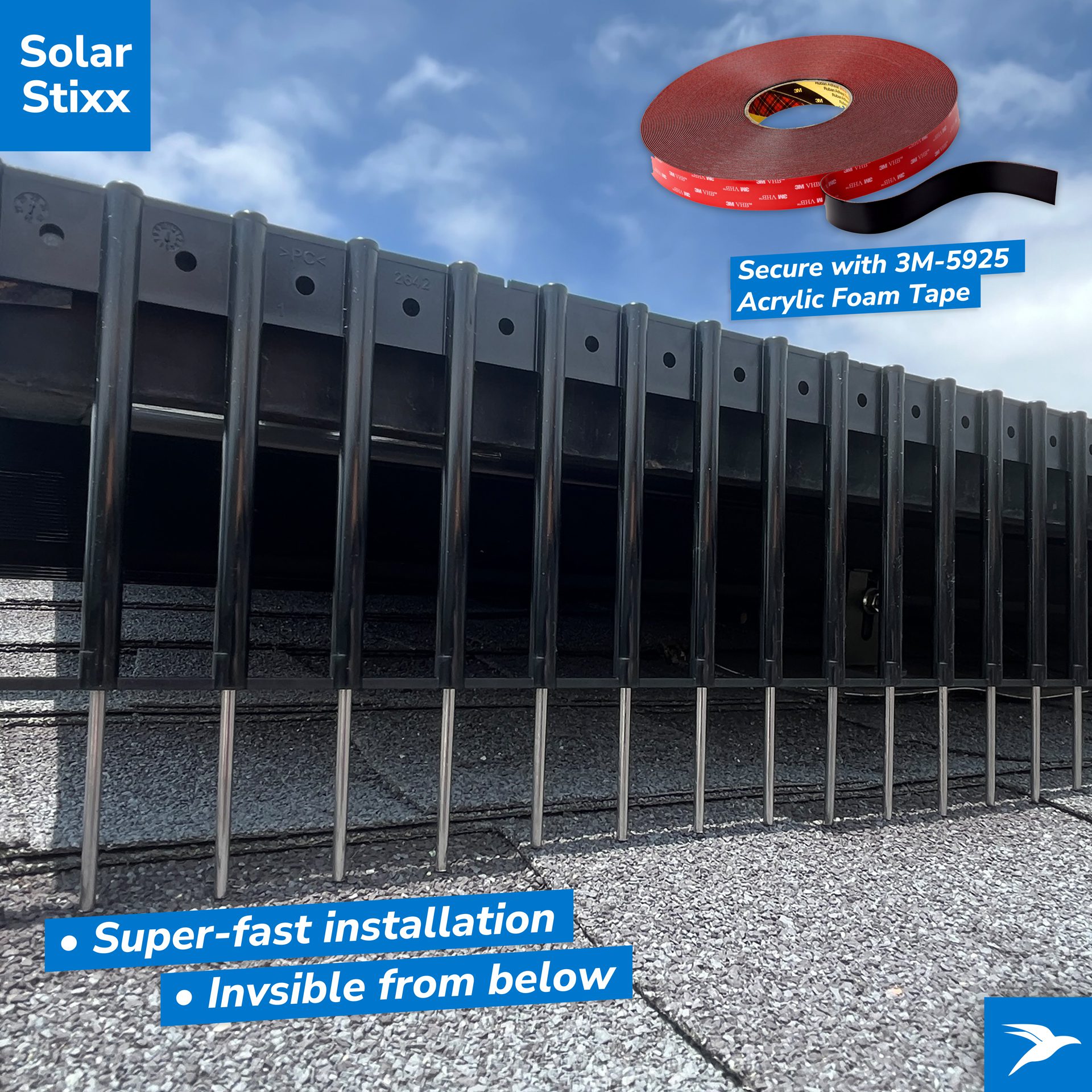 Solar Panel Protection – Bird Barrier