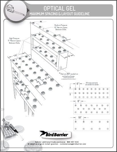 Optical-Gel-Spacing – Bird Barrier